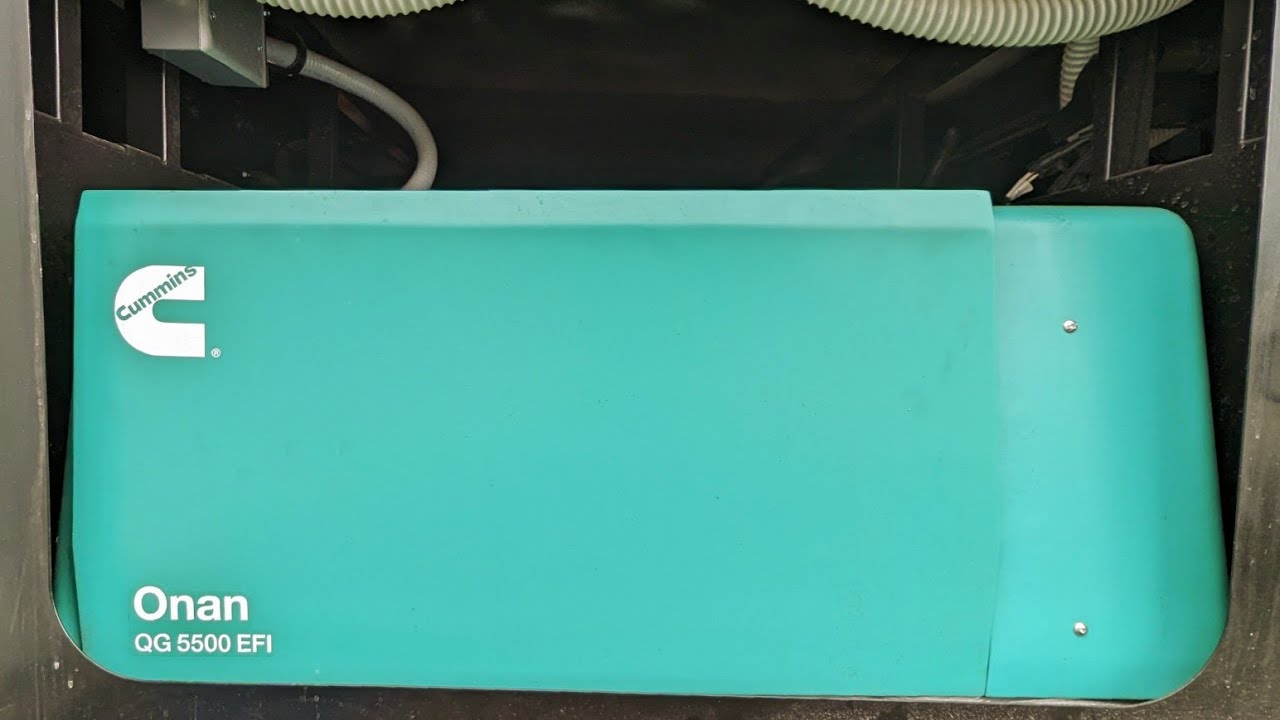 Cummins Onan 5500 Generator Oil Change | Quick & Easy DIY RV ...