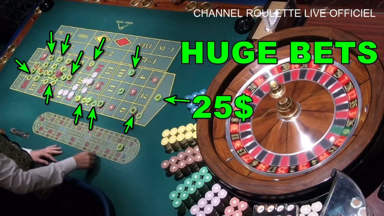 WATCH HUGE BETS 25$ IN TABLE IN ROULETTE FANTASTIC OF 02/10/2025 - YouTube