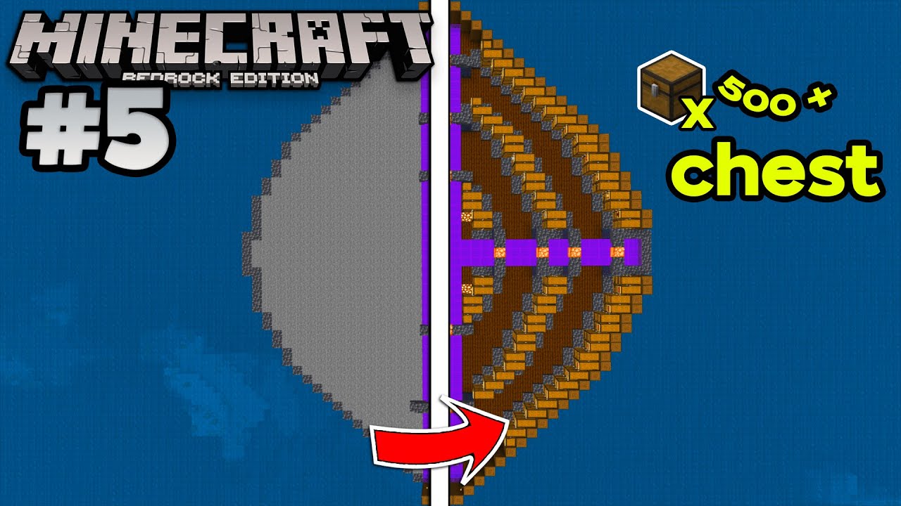 I BUILT THE ULTIMATE STORAGE ROOM IN Minecraft Bedrock - YouTube