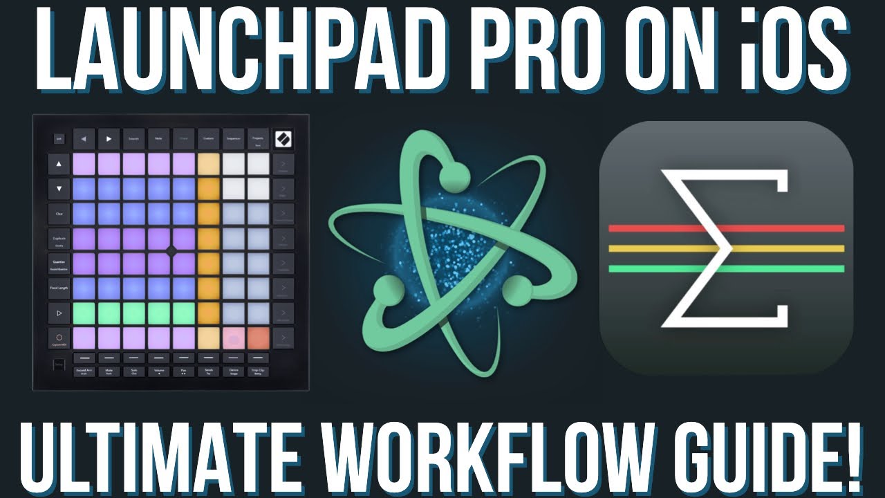 LaunchPad Pro for iOS | Best Workflow Guide 🔥 AUM + Atom Piano Roll 2 🤯 - YouTube