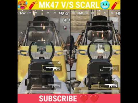 MK47 V/S SCARL #shorts #bgmi #comparison - YouTube