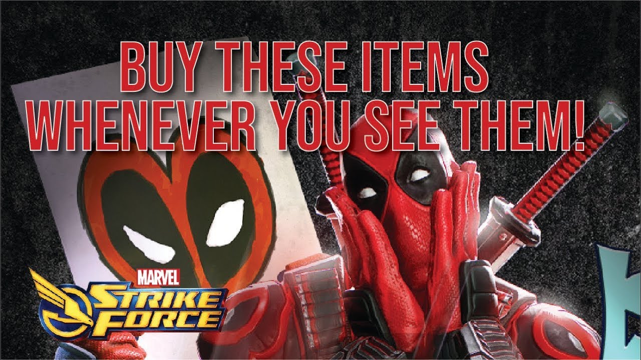 What Gear to Buy in Each Store ∣ Marvel Strike Force - YouTube