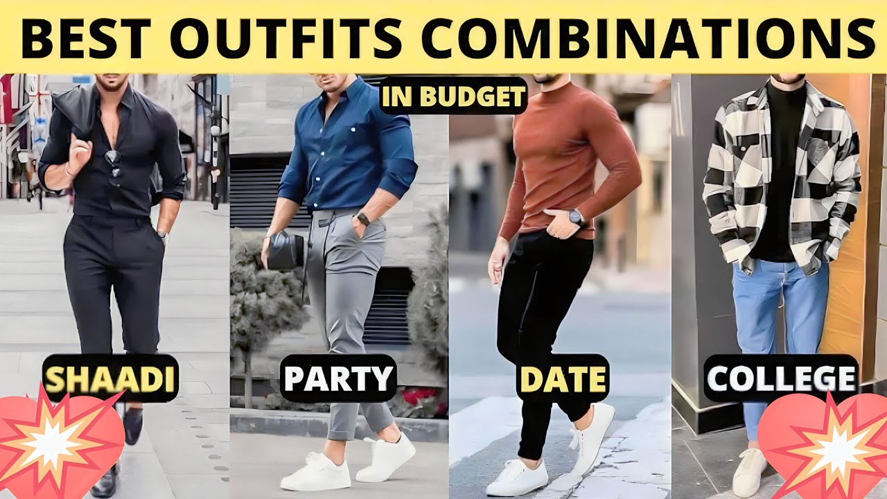 💥Best Outfits Combinations for men|Different Events collection for boys ...