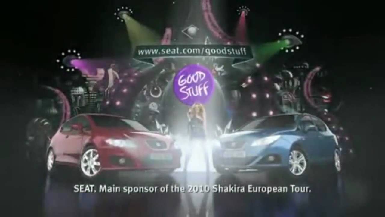SEAT feat. Shakira new TV commercial: "Good Stuff" - Dip Motors - YouTube
