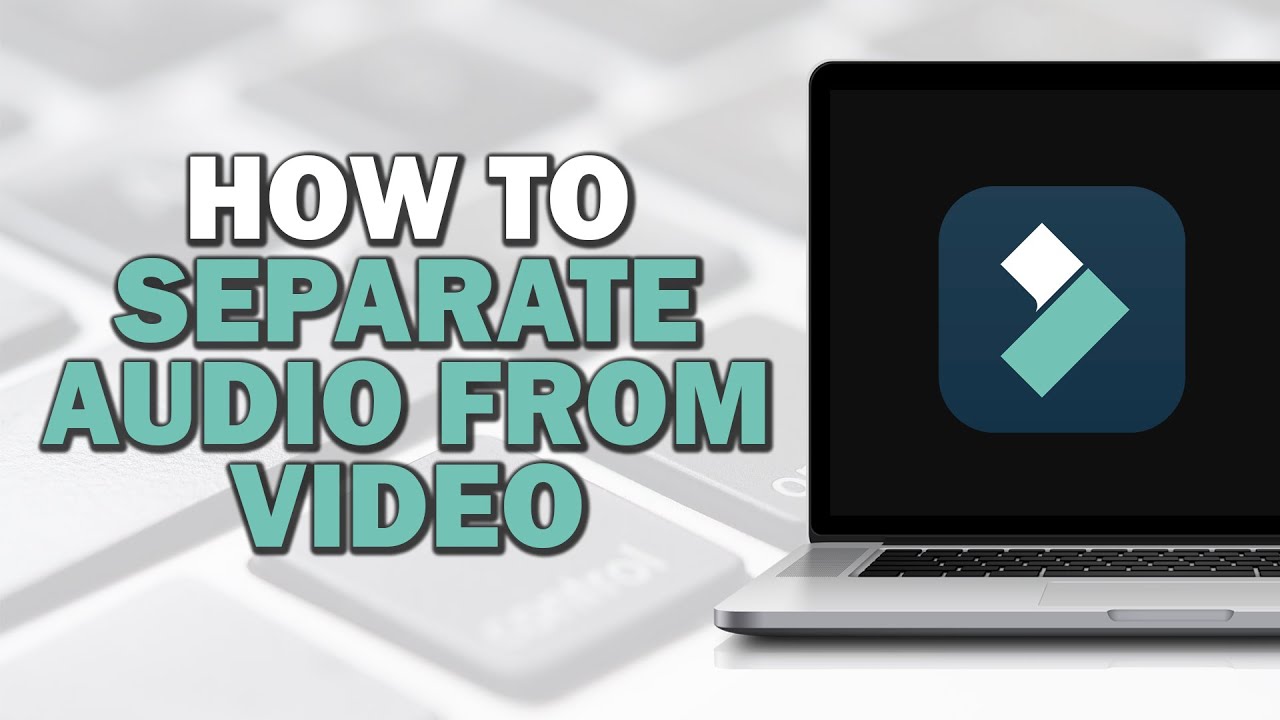 How To Separate Audio from Video in Filmora (Quick tutorial) - YouTube