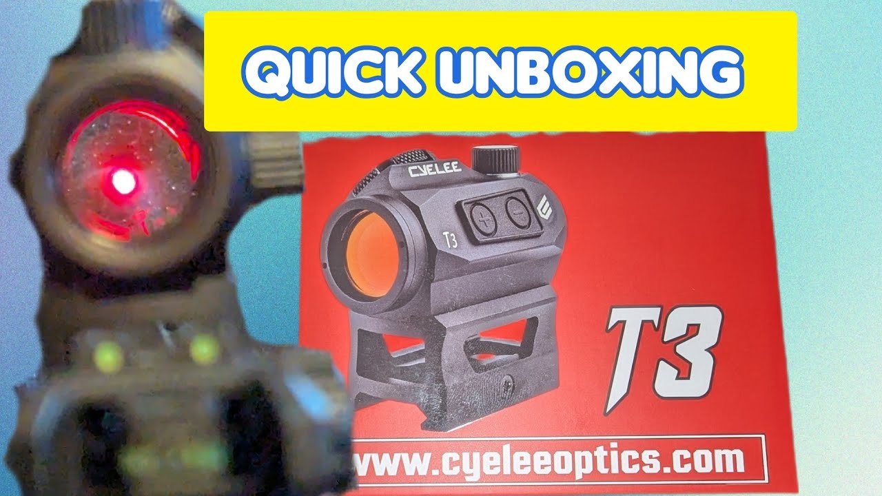 Unboxing of the Cyelee Optic T3 Red Dot - YouTube