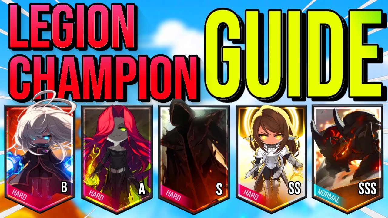 MapleStory Legion Champion System GUIDE - YouTube