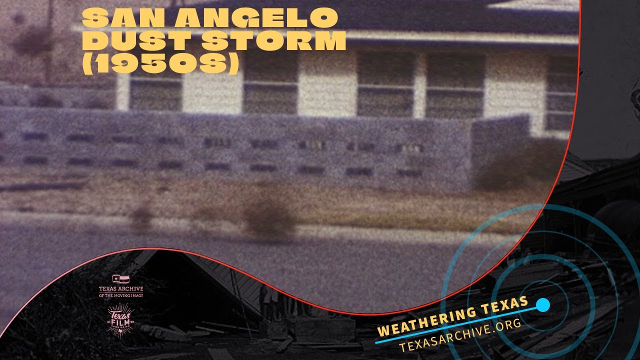 San Angelo Dust Storm (1950s) - YouTube