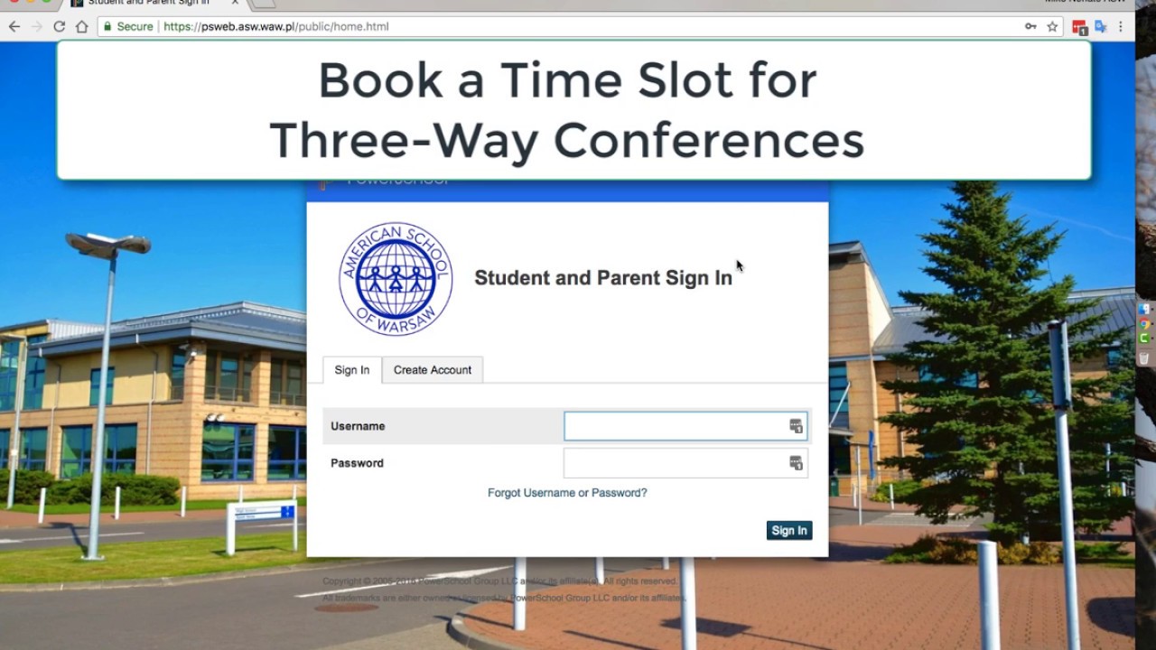Book a Time Slot for Three Way Conferences - YouTube