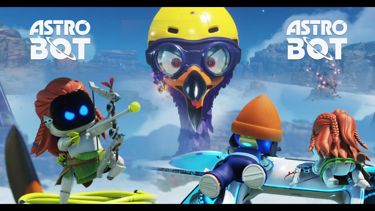 Astro Bot vs Bird Boss Rescuing the Wild Hero! استروت بوت #astrobot # ...