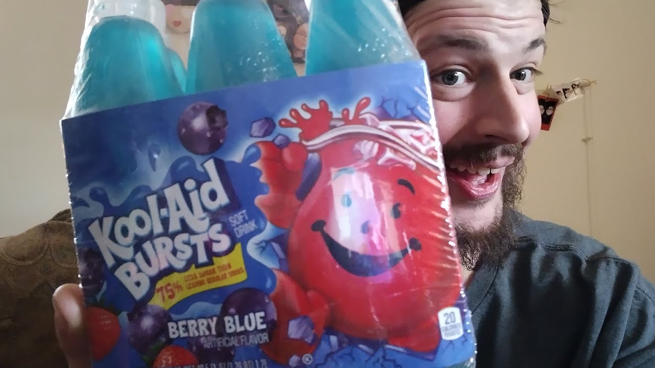 Berry Blue by Kool Aid Bursts | Kraft-Hienz | Food / Drink Review - YouTube