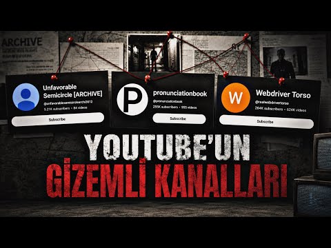 YouTube’un Gizemli Kanalları…😱 