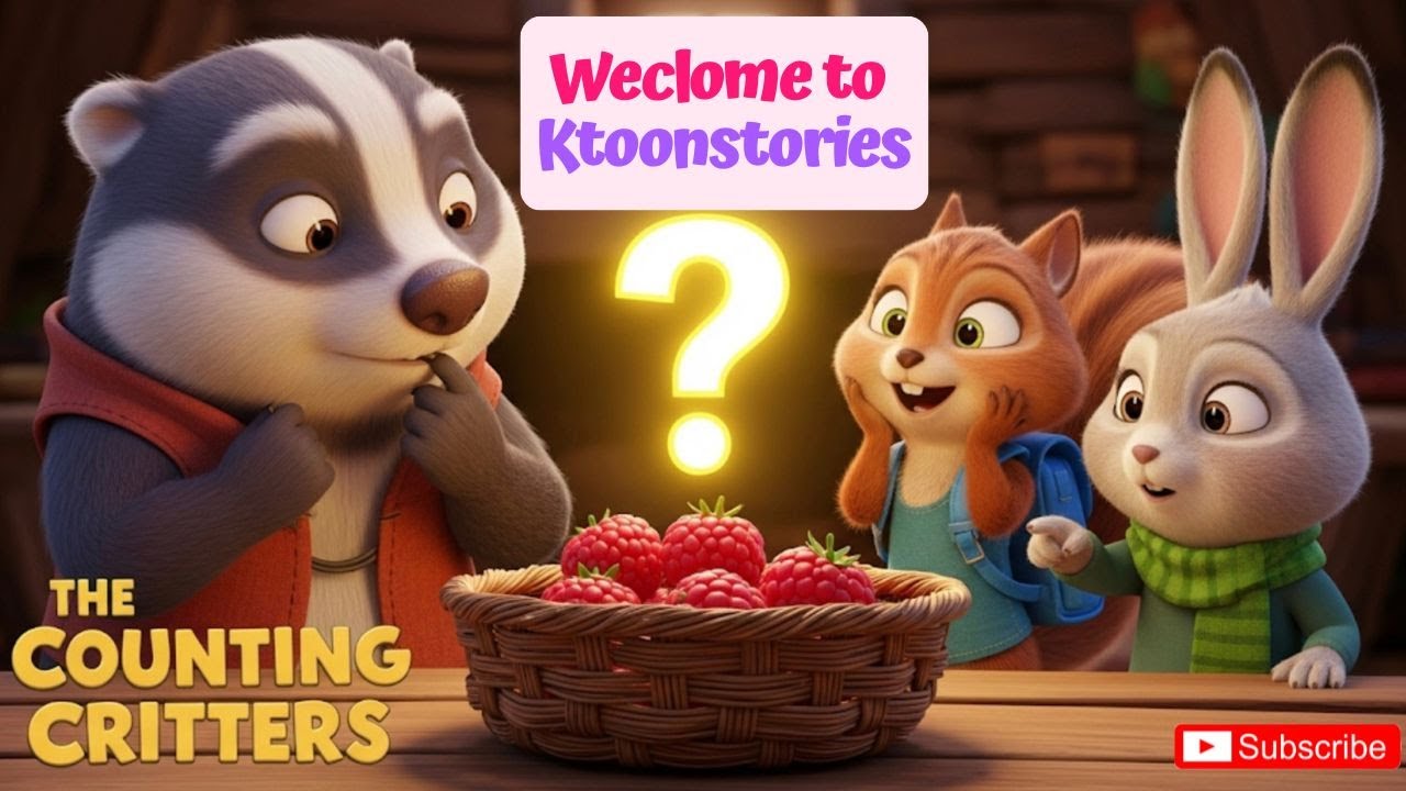 Learn to Count! The Counting Critters: The Case of the Missing Berries | Fun Kids Cartoon - YouTube