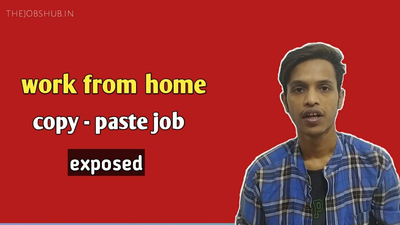 Work from home Copy - paste jobs || copy pasle job expose|| thejobshub ...