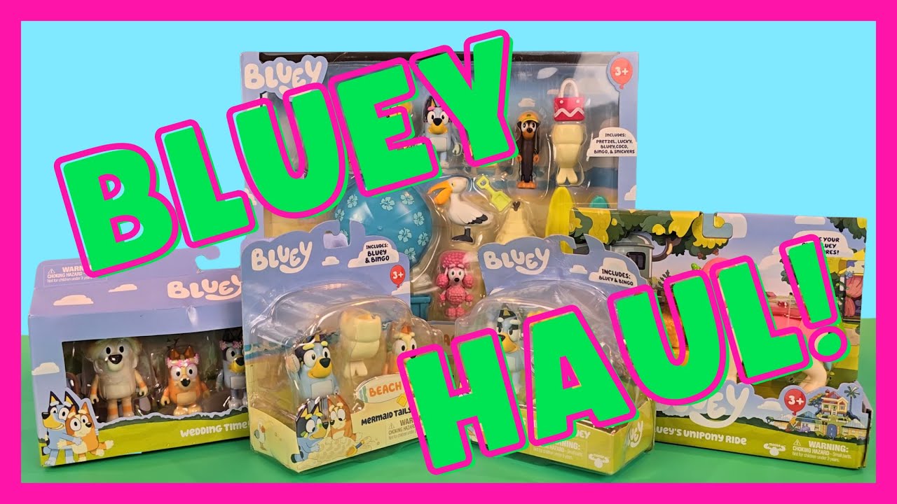 Massive Bluey Haul | Interactive Unboxing | Bluey Toys - YouTube