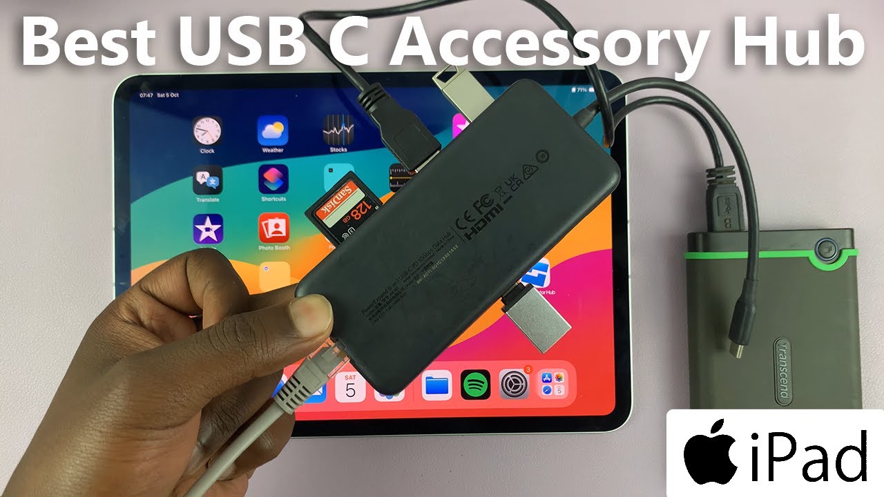 The Best USB C Accessory Hub For Your iPad - YouTube