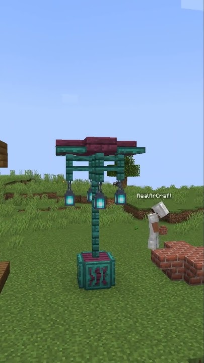 How to make street light in minecraft [tutorial] - YouTube