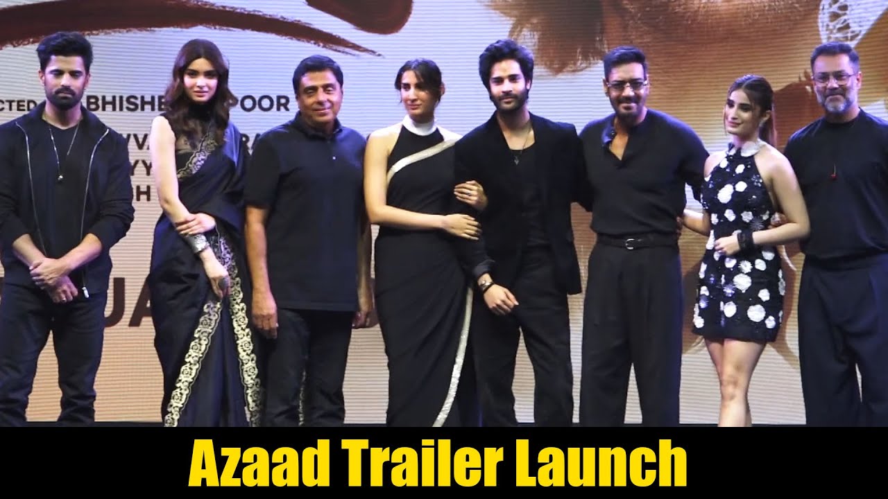 AZAAD Movie Trailer Launch | Ajay Devgn, Aaman, Rasha Thadani, Mohit ...