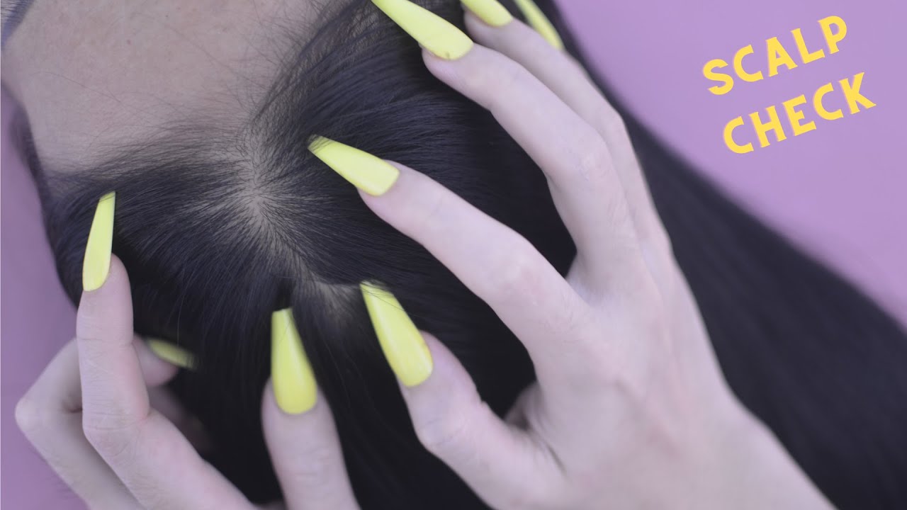 ASMR No Talking Scalp Scratch, Relaxing Scalp Massage For Sleep ...