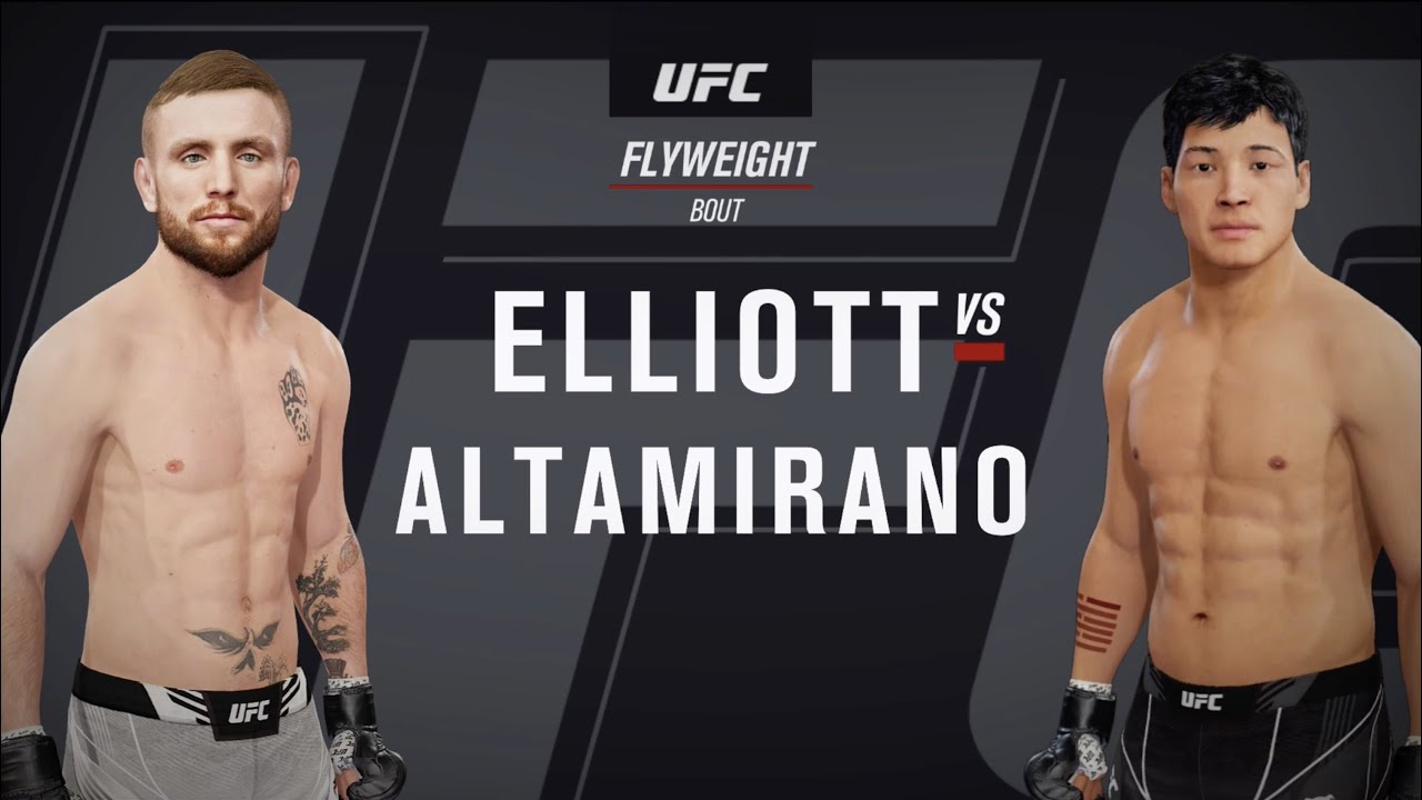 UFC Vegas 74: Elliott vs Altamirano (UFC 4 Simulation) - YouTube