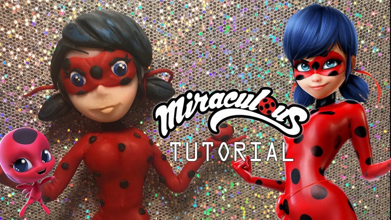 HOW TO MAKE MIRACULOUS LADY BUG TUTORIAL | CLAY CRAFT DIY | CLAY FIGURE ...