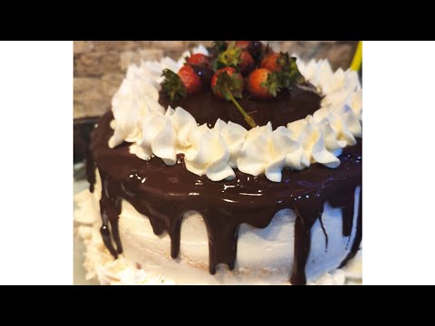 Pastanedekilerden daha lezzetli Ev yapımı kreması pandispanya keki ile YAŞ PASTA TARİFİ #yaşpasta