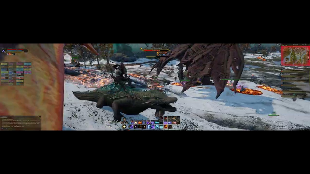 Ashes of Creation Firebrand Dragon PUG Raid - YouTube