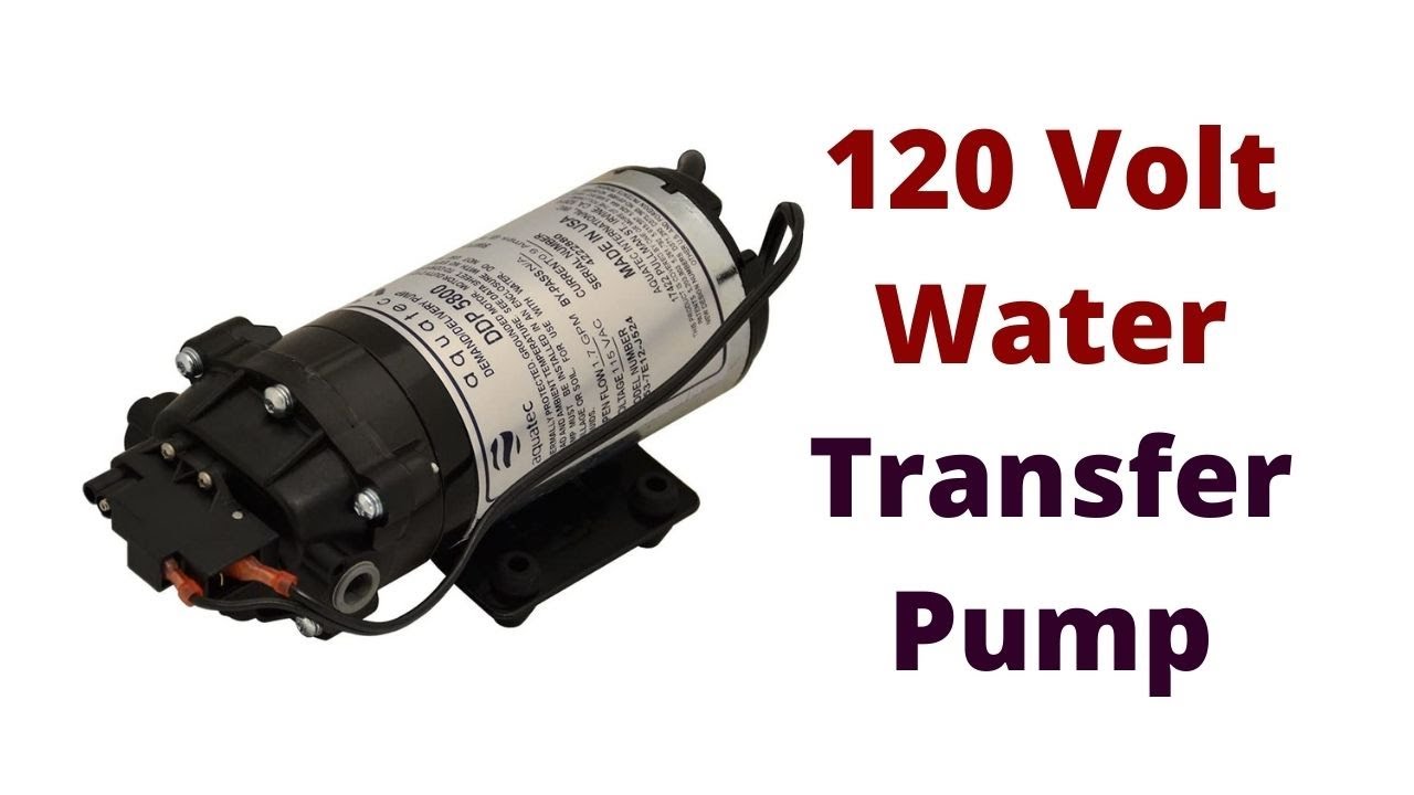 Top 6 Best 120 Volt Water Transfer Pump - YouTube