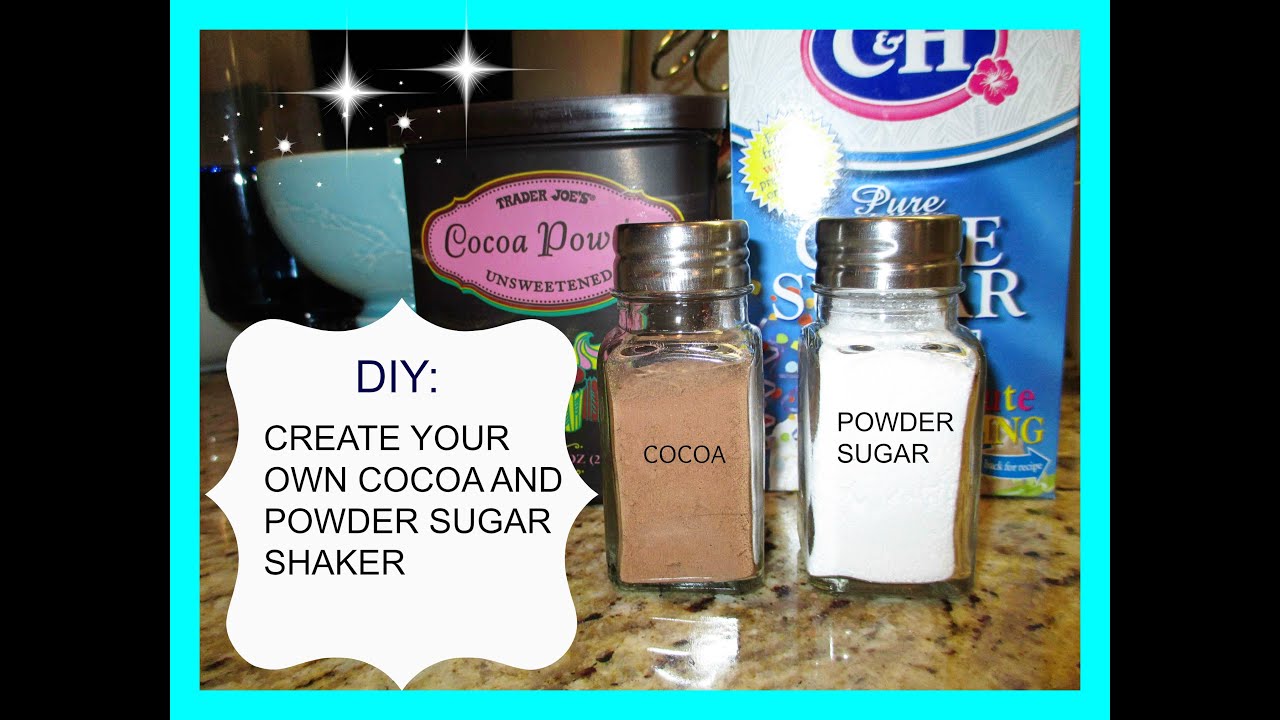 DiY: Cocoa and Sugar Powder Shakers - asimplysimplelife - YouTube