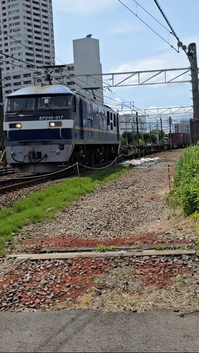 JR貨物 EF210-317🍑(」ﾟ ﾟ)」桃太郎さ〜ん - YouTube