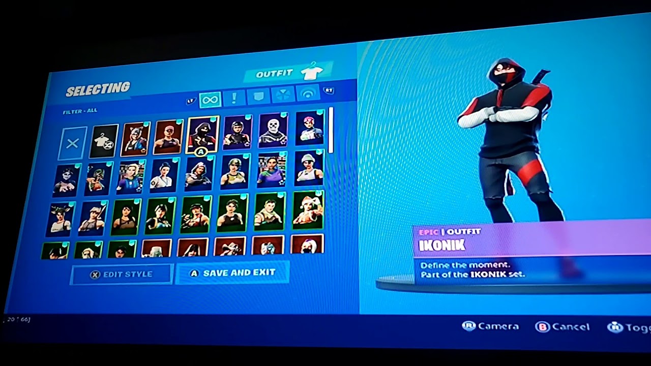 Top 5 best ikonik skin and back blig combos - YouTube