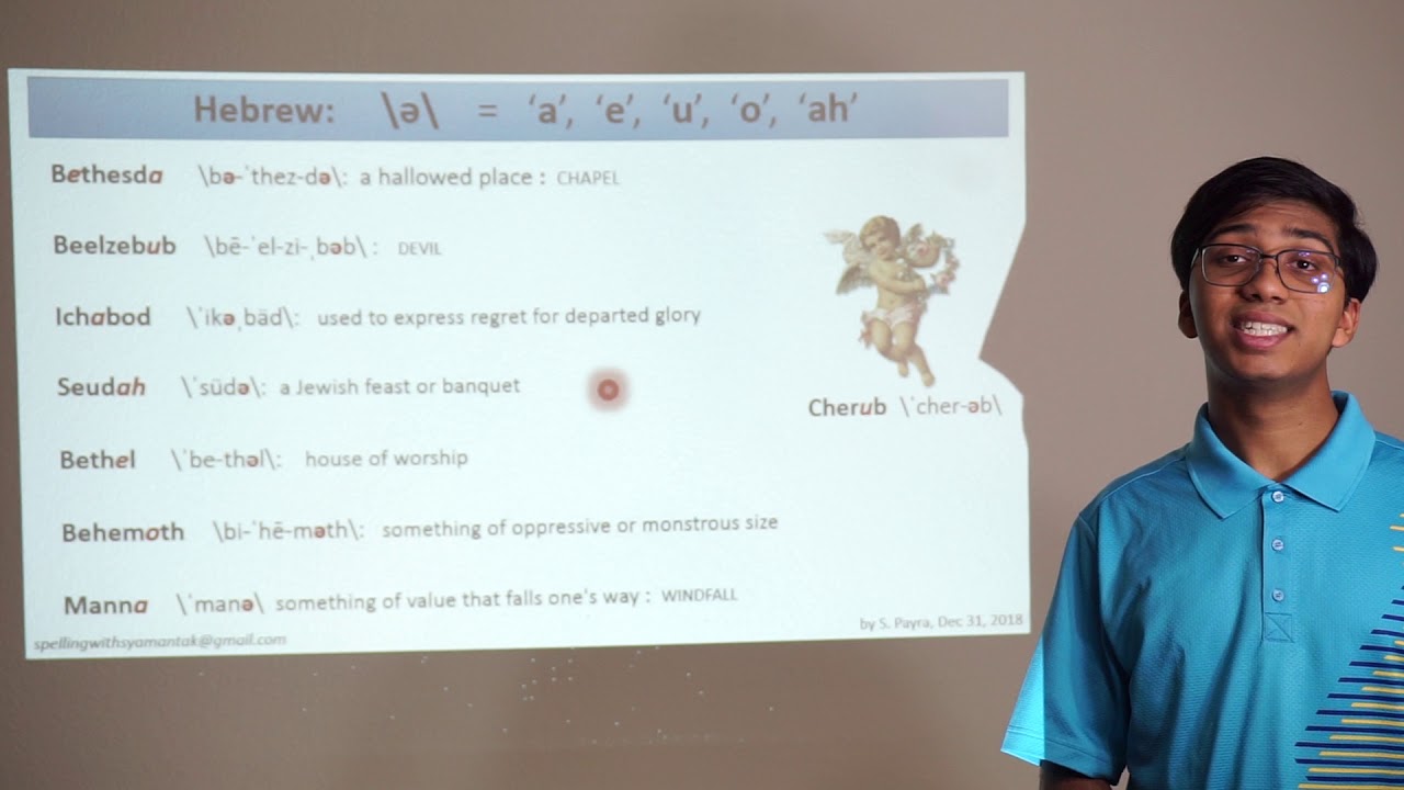 How to Spell Words from Arabic and Hebrew (8/9) - Spelling Bee Workshop ...
