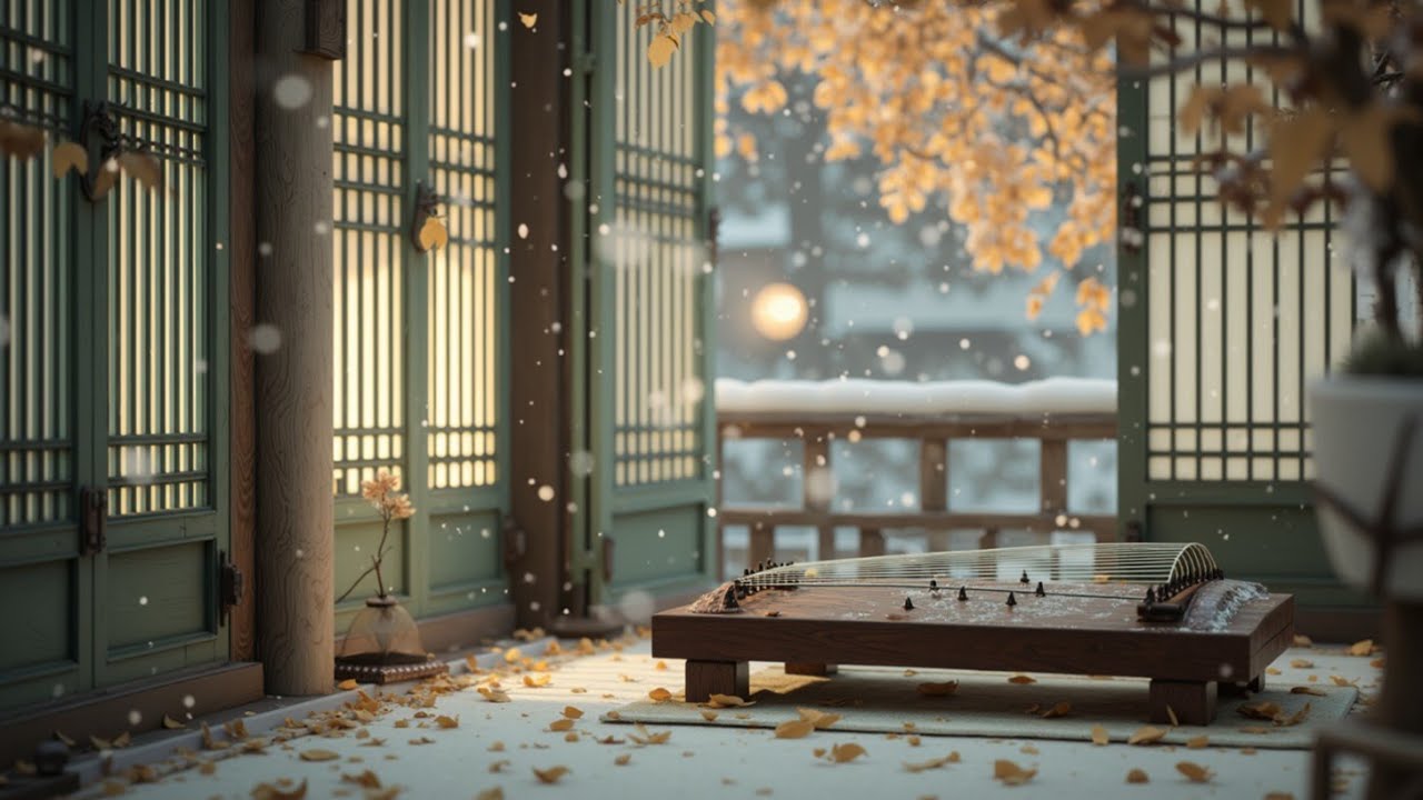 Chinese Traditional Music - Winter Serenity & Zen Garden Vibes | Stress ...