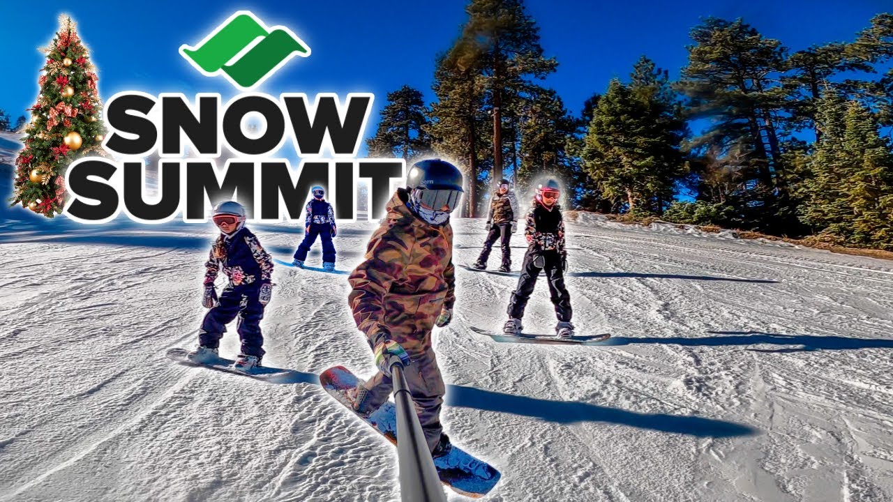 Snowboarding Snow Summit The Day After Christmas - YouTube