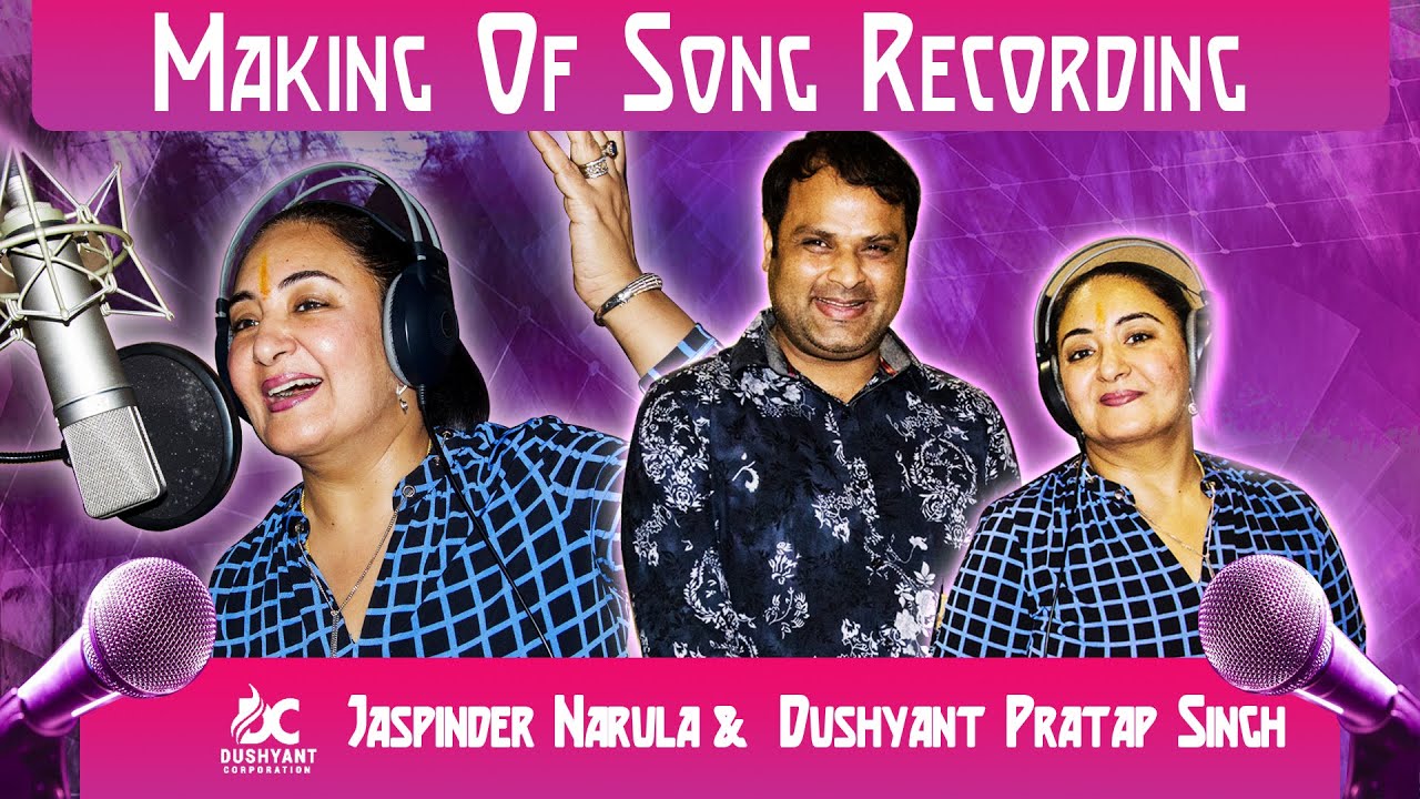 Singer Dr. Jaspinder Narula during recording | Yaar Sinduri | Composer ...