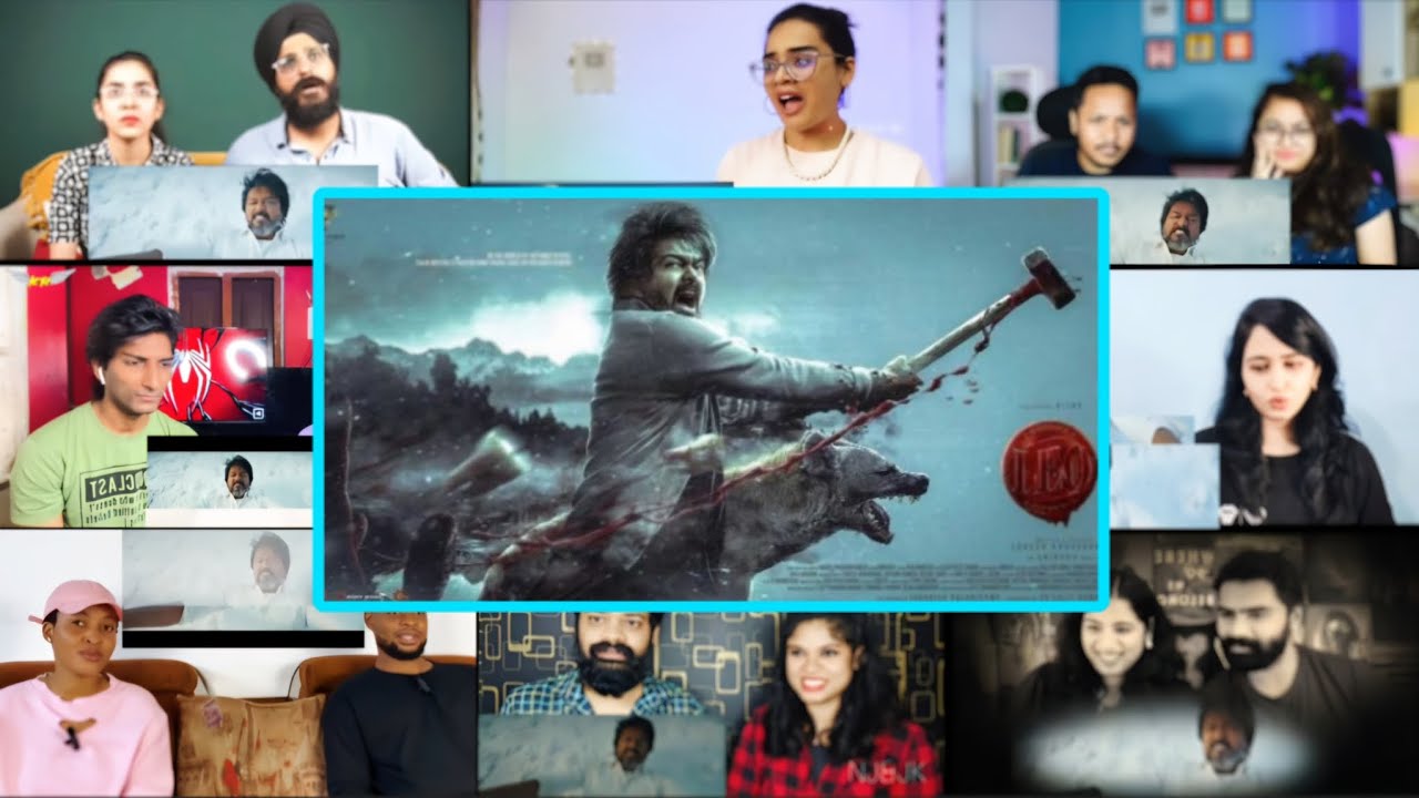 Leo intro scene reaction | Leo intro scene reaction Mashup | Thalapathy ...