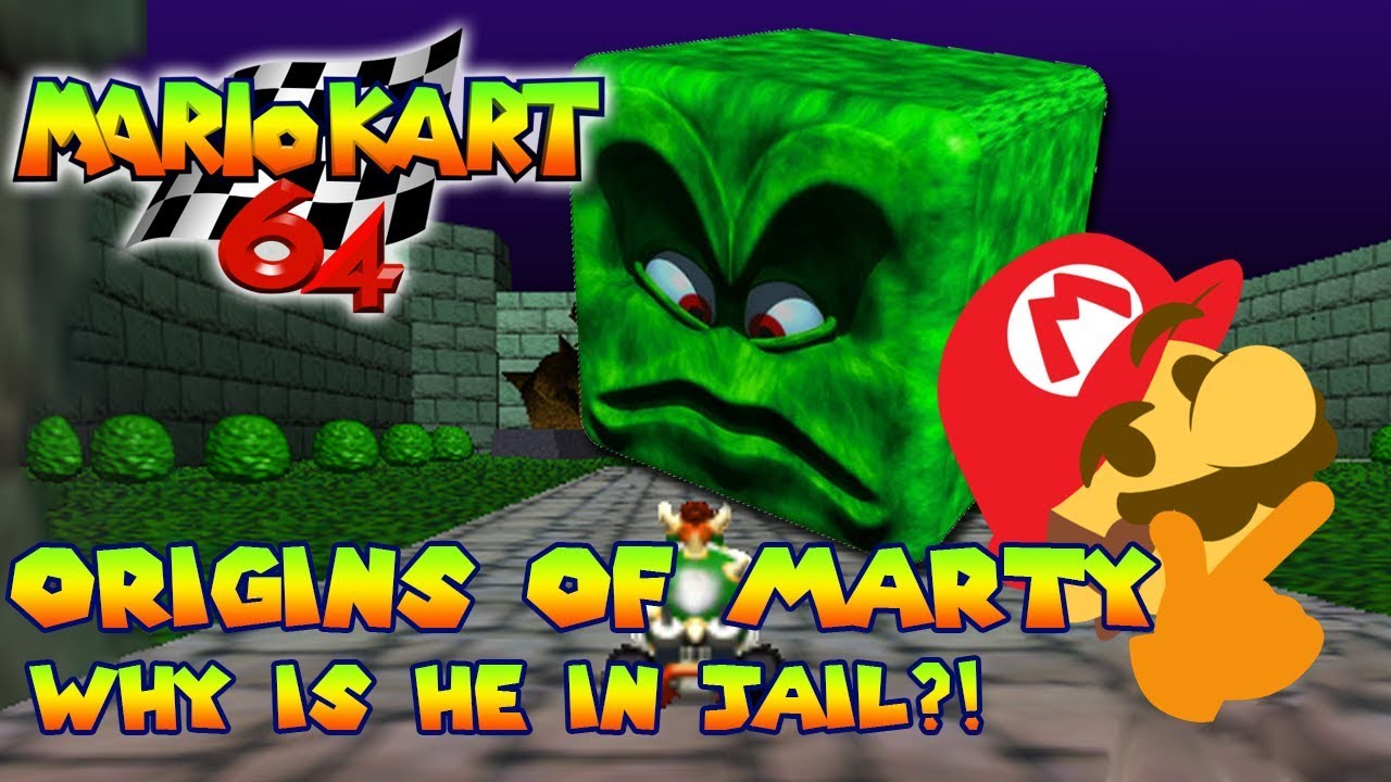 Mario Kart 64: Origins of Marty Explained. WHY IS HE IN JAIL?! - YouTube