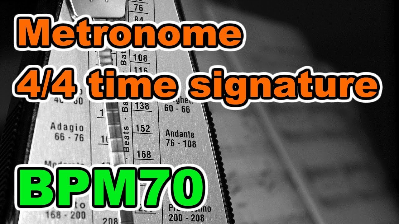 Metronome 4 4 Time Signature 30minutes BPM70 YouTube metronome-4-4-time-signature-30minutes-bpm70-youtube