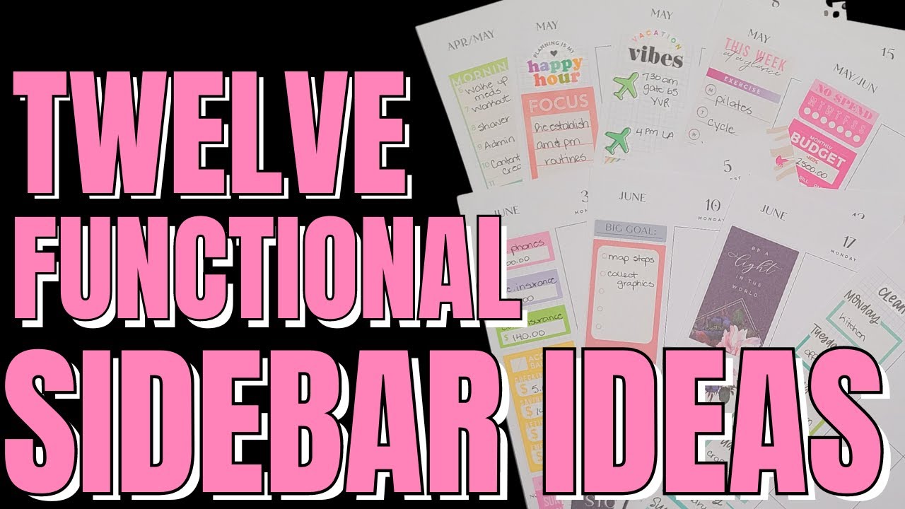 12 Functional Ways to Use Stickers in Your Sidebar | Use Your Stash ...