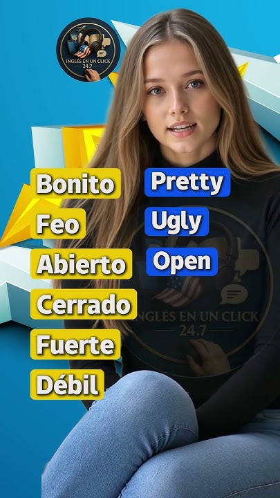 🔴 Aprende a decir “Bonito”, “Fuerte” y más en INGLÉS 🇺🇸 | Adjetivos básicos esenciales 💬 - YouTube