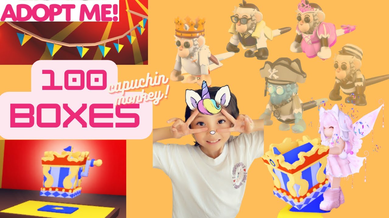 🐒 Open 100 Capuchin Monkey Boxes in Fairground! Can we get all 6? # ...
