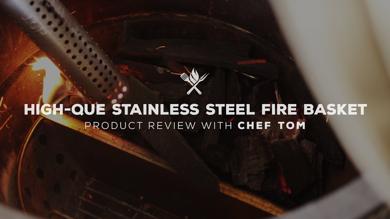 High-Que Stainless Steel Fire Basket for Big Green Egg | Product ...