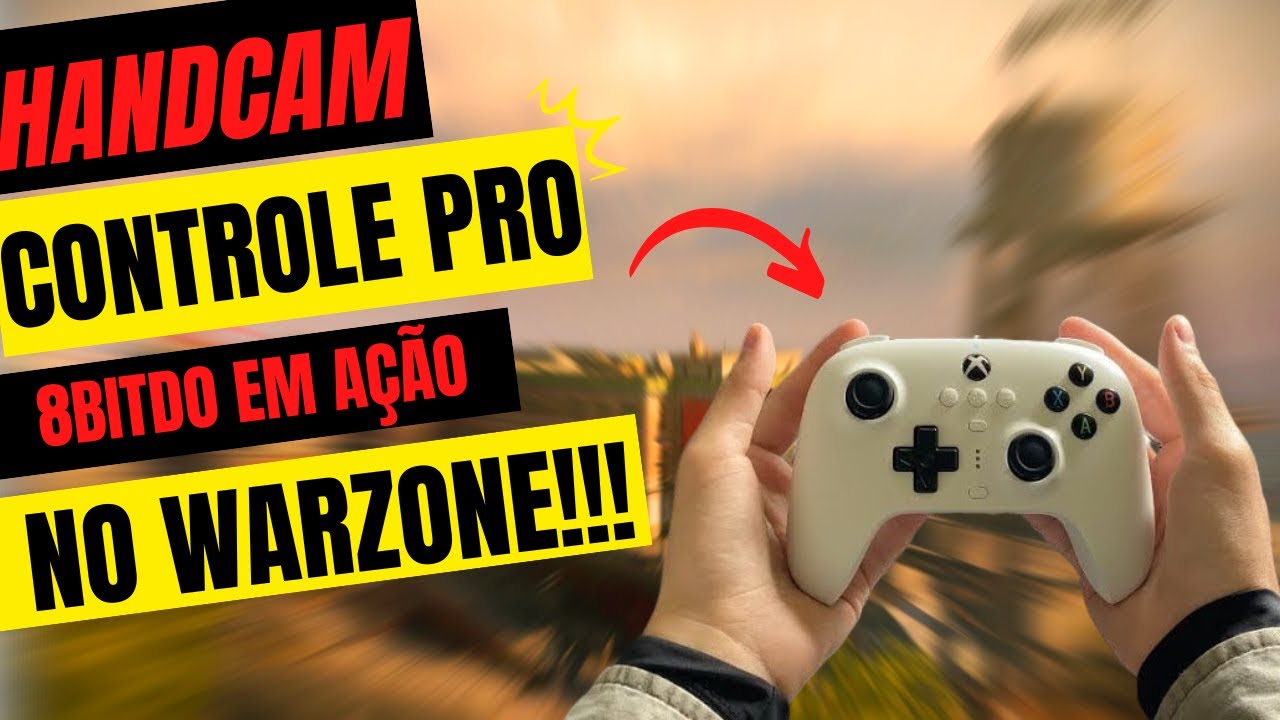 Jogando Warzone Com o Controle PRO 8bitdo Ultimate Wired Xbox – HANDCAM ...