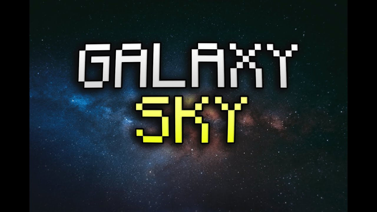 [CLEAN] Galaxy Sky Overlay For Minecraft - YouTube