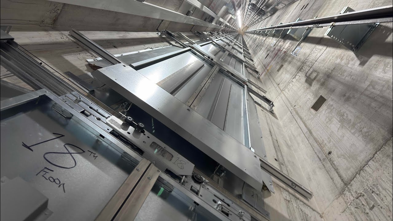 High Speed Kone Monospace MX32 Lifts at Elizabeth Tower Manchester ...
