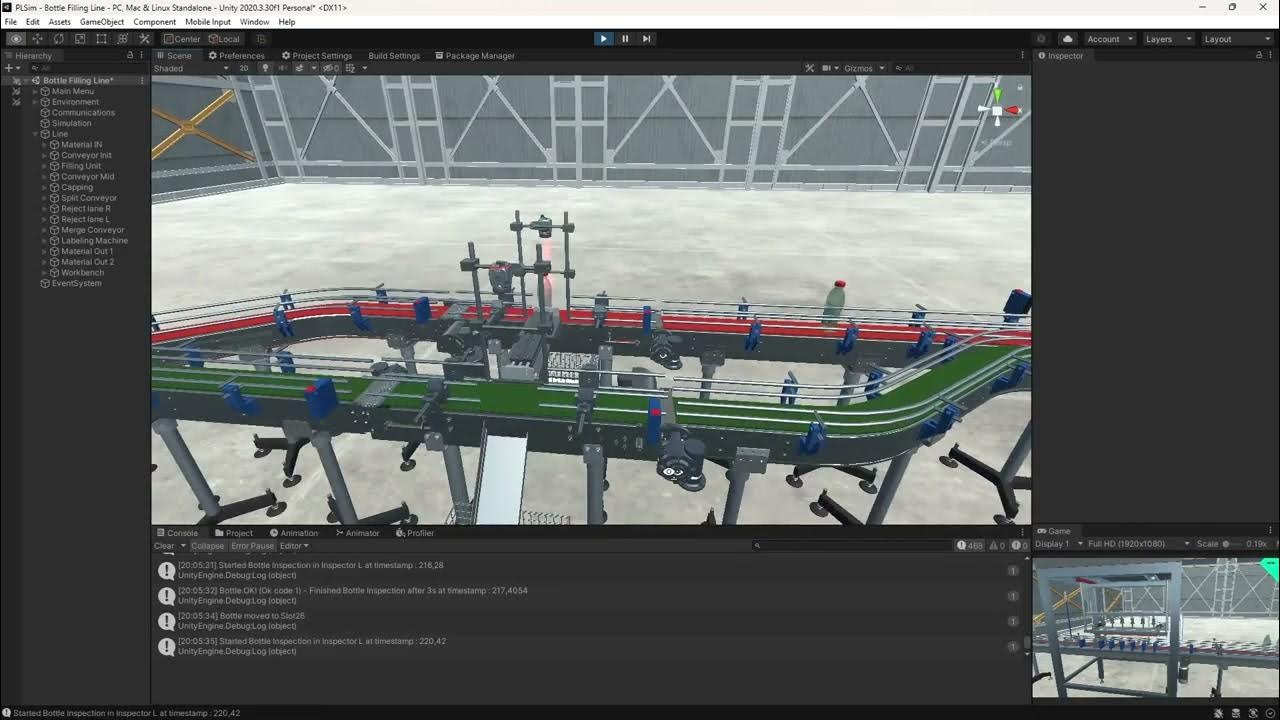 DEMO: Production Line Simulator with Unity and Coreflux - YouTube