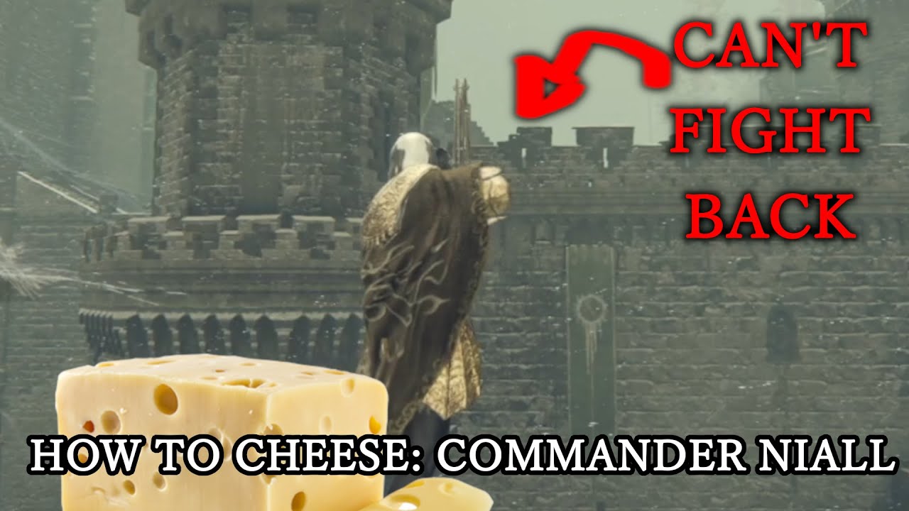 HOW TO CHEESE: COMMANDER NIALL in Castle Sol in Elden Ring - NO COMBAT ...
