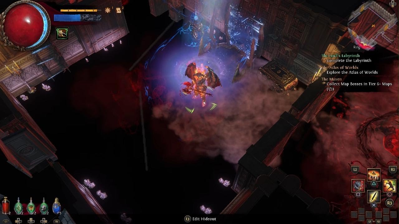 Path of Exile - Settlers League Hideout Tour - YouTube