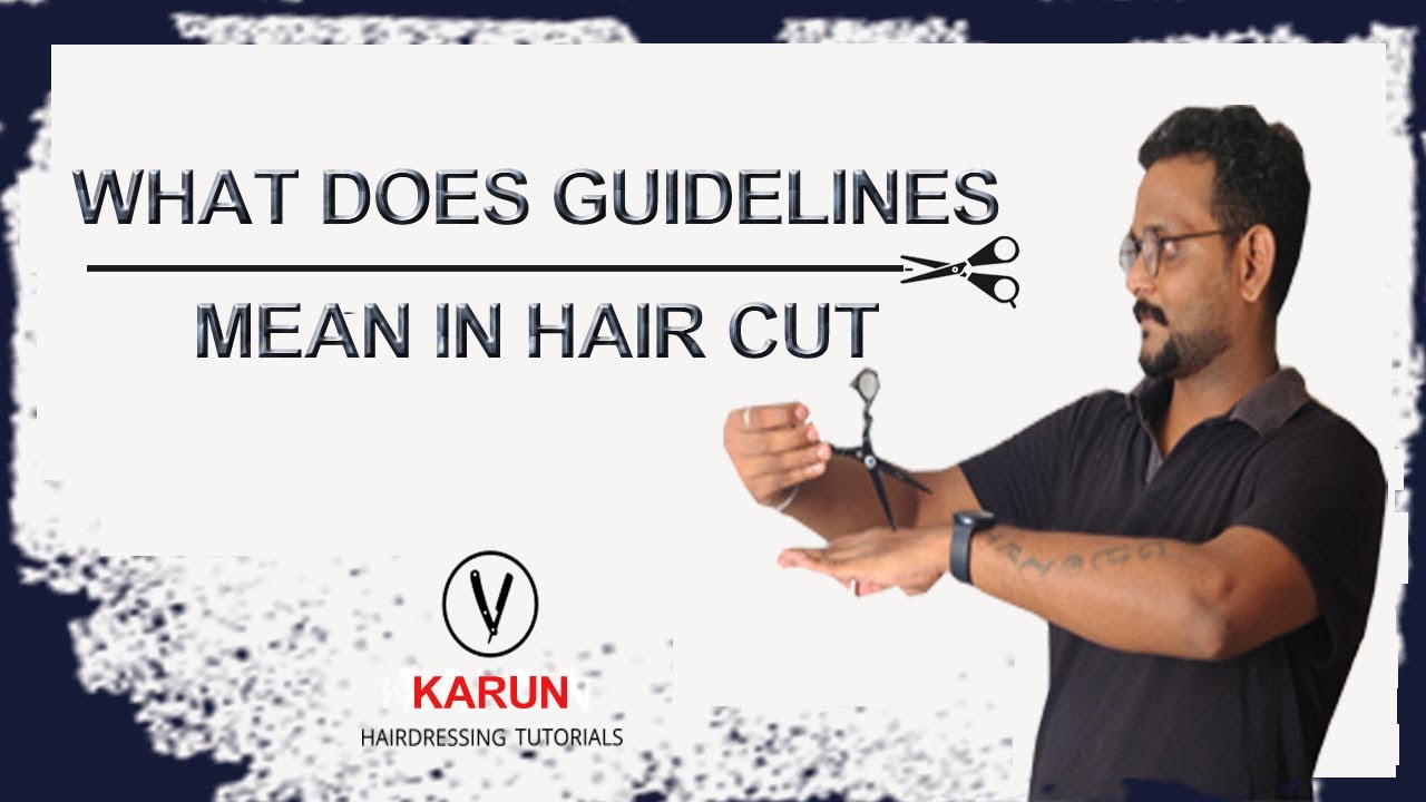 What Is Guide Line In Hair Cutting - YouTube