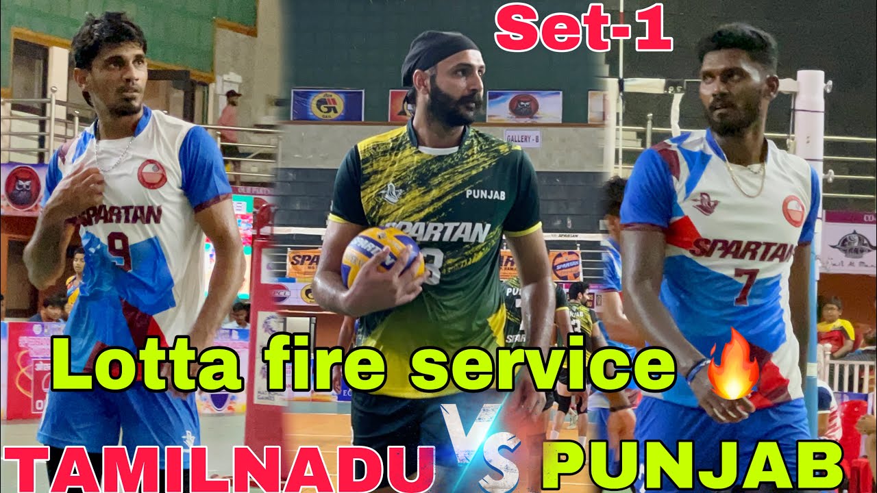 🔥TAMILNADU 🆚 PUNJAB ||Lotta & Praveen both on fire🔥LOTTA ASE SERVICE🔥 ...